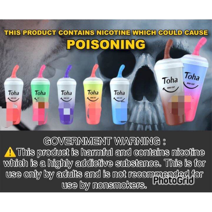 HOT (COD) lvuqzx50854510 Toha 8000 Mini Cup Disposable Vape | Lazada PH