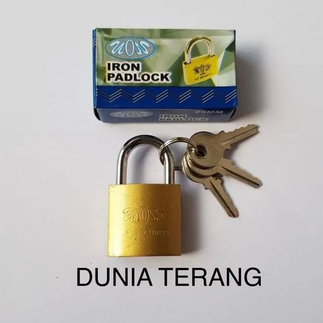 VION 25mm - Gembok Koper Besi Kuning 25 mm Kecil Mini 25mm 2.5cm ...