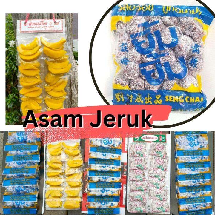 Asam Putih | Jeruk Mangga | Asam Bidara | Asam Anggur | Asam Betik | Kedondong | Lazada