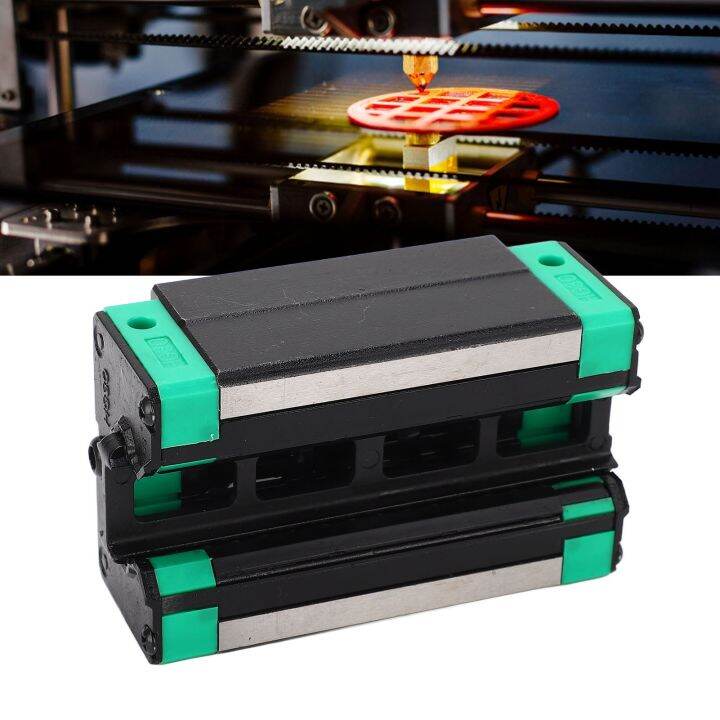 Linear Guide Slider Block Low Noise Smoothly Bearing Steel Delicate ...