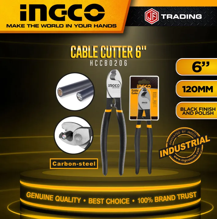 INGCO Cable Cutter 6" HCCB0206 ♦JF TRADING♦ | Lazada PH