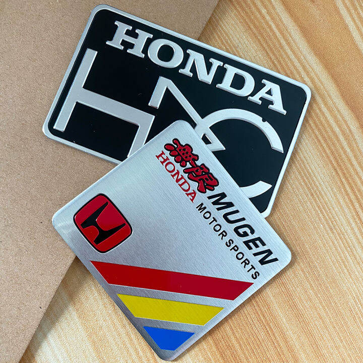 For Honda HDC Mugen Power i-VTEC Metal Car Nameplate Sticker Auto Rear ...