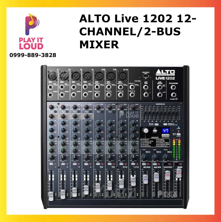 ALTO Live 1202 12-CHANNEL/2-BUS MIXER | Lazada PH
