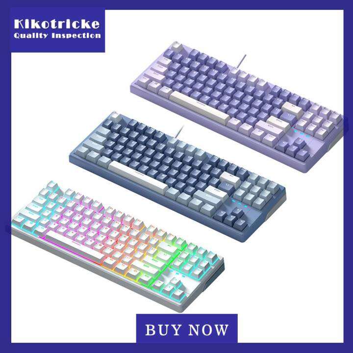 X87 Mechanical Keyboard Hot Swap 87 Keys Wired Keyboard PBT Keycap ...