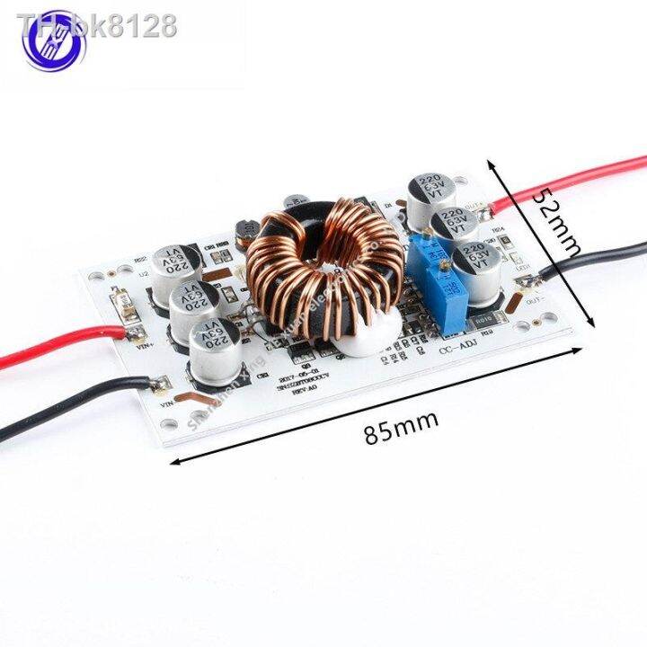600W 10A Aluminum Plate DC-DC Step Up Boost Converter Adjustable Power Module Constant Current ...