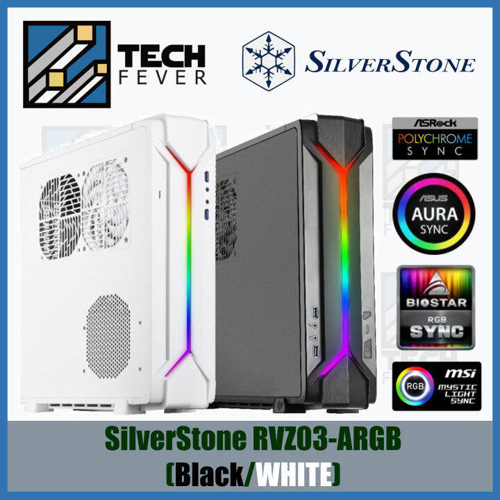SilverStone Raven Series RVZ03 Mini-ITX ARGB Case Computer Chassis ...