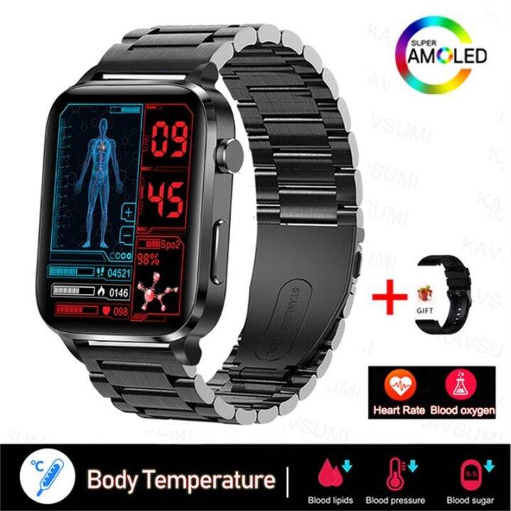 New Painless Non-Invasive Blood Glucose Measurement Smart Watch Laser ...