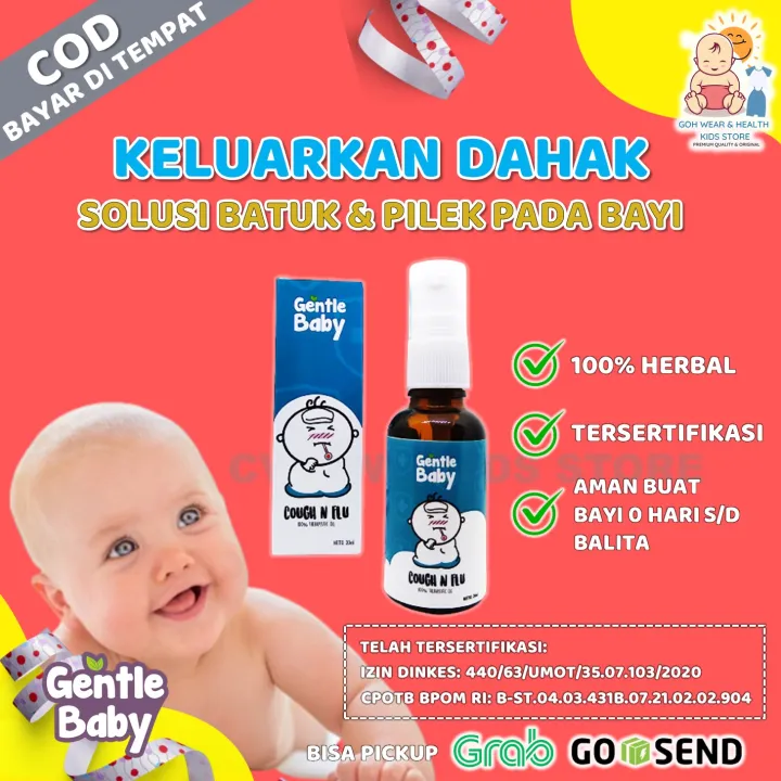 Therapeutic OIl Gentle Baby Cough And Flu Solusi Obat Batuk Pilek Demam ...