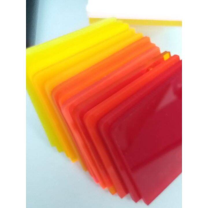 ACRYLIC AKRILIK LEMBARAN WARNA MERAH RED 3 MM 122 X 244 CM | Lazada ...