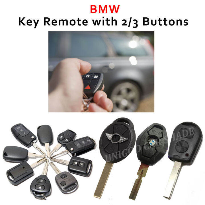 For BMW Car Key Remote with 2 Buttons / 3 Buttons Key Casing E38 E39 ...