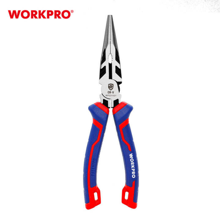 WORKPRO CR-V คีมปากแหลม ขนาด 6", 8" | Lazada.co.th