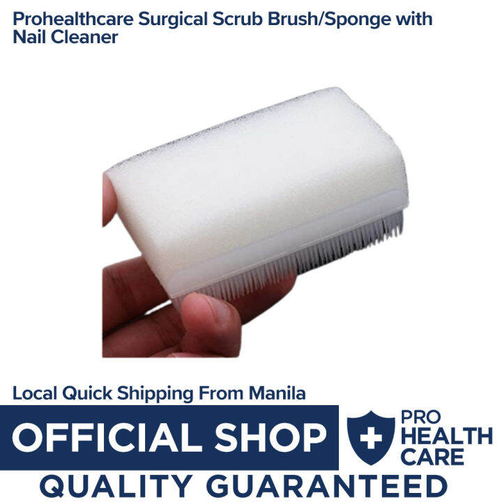 Prohealthcare Surgical Scrub Brush/Sponge with Nail Cleaner | Lazada PH