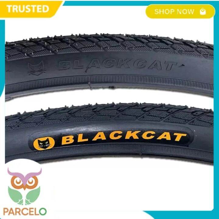 PARCELO 1pc Black cat tire 700 x 32c / 700 x 35c / Road bike Gravel ...