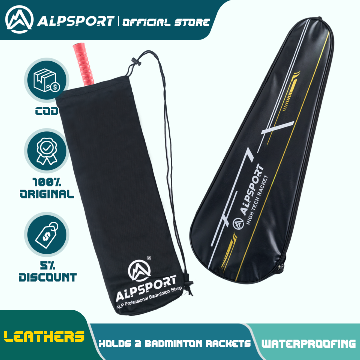 ALP Badminton Racket Bag Racket Cover Training Fit 2 Racquets Adult ...