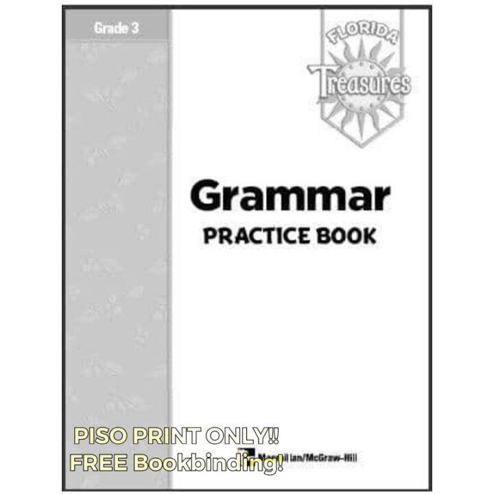 Grammar Practice Workbook for Grade 1 2 3 4 5 6 Printing Service PISO ...
