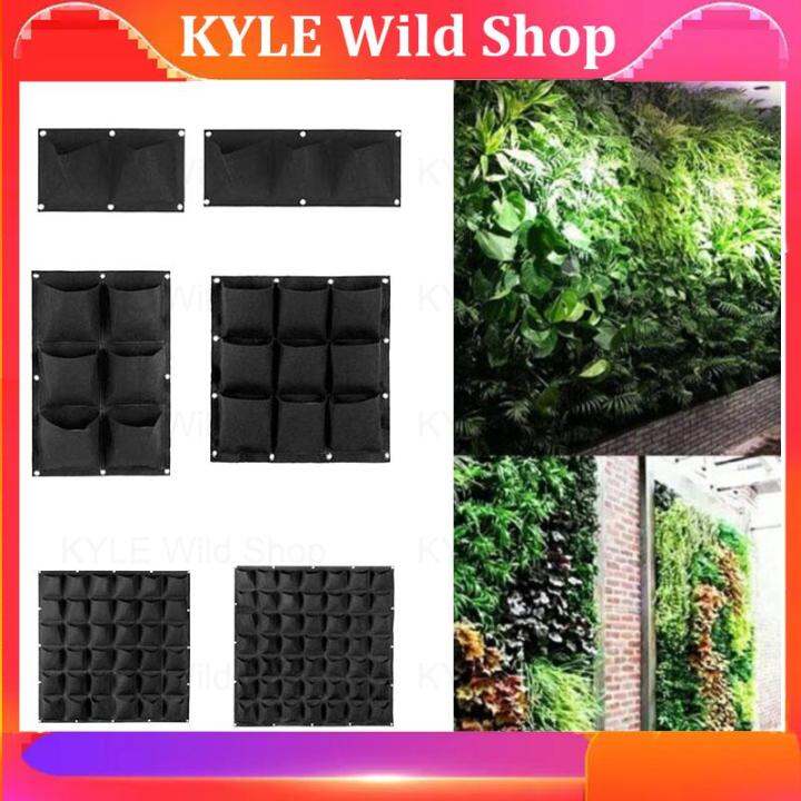 KYLE Wild Shop Pocket Vertical Garden Wall Plant Grow Bags Planting ...