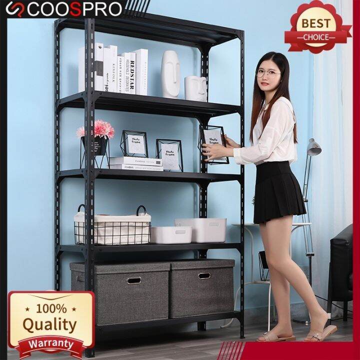Coospro 4/5 Layers Steel Shelf Rack Metal Storage Shelves Heavy Duty ...