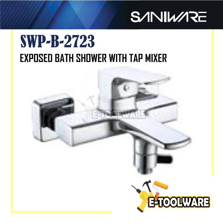 Saniware Exposed Bath Shower With Tap Mixer - SWP-B-2723 | Lazada