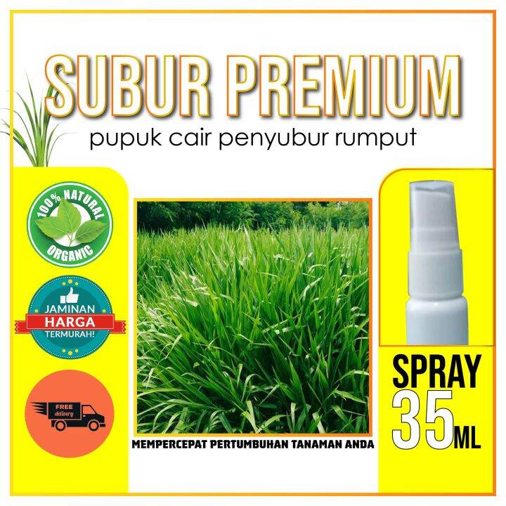 PUPUK PENYUBUR RUMPUT 35 ML SUBUR Cairan Obat Semprot Perangsang ...