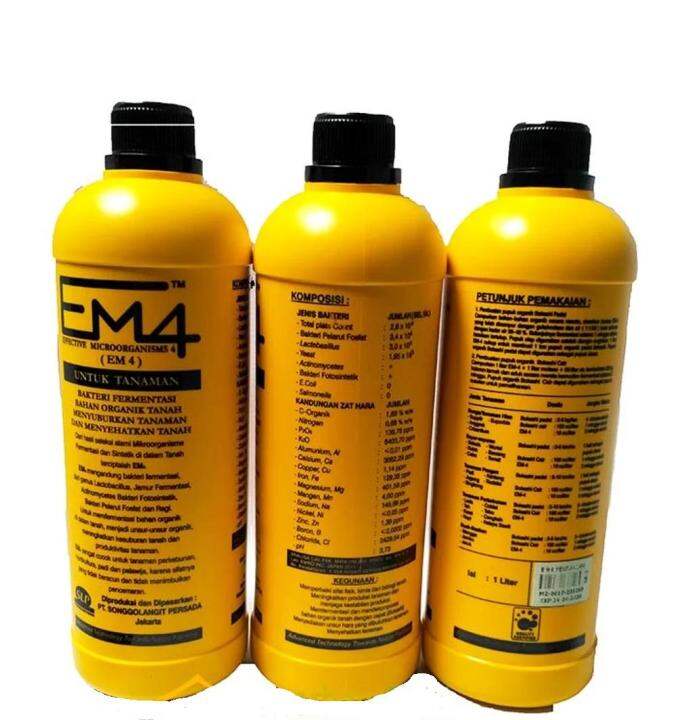 15 Botol EM4 Fermentasi Pertanian 1 Liter | Lazada Indonesia