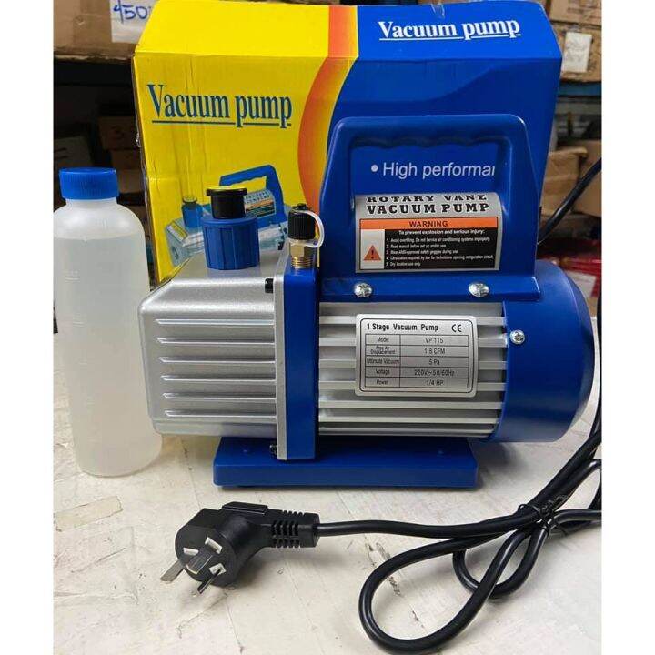 2023 Rotary Vane Vacuum Pump 1/4hp VP115 VP125 Single Stage (1.8cfm ...