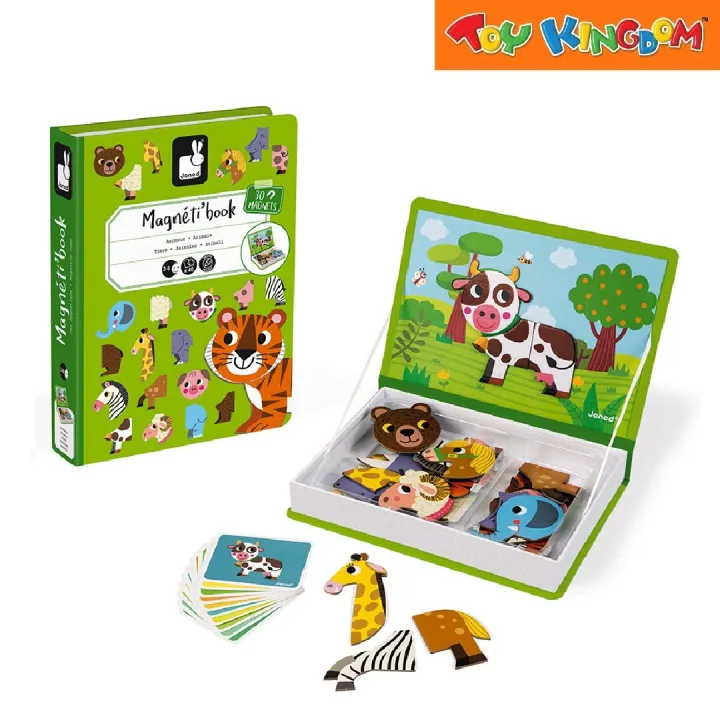 Janod Magneti' Book Wooden Animals Magnetic Book | Lazada PH