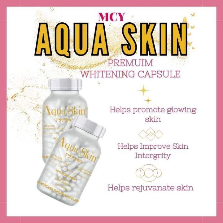 Aqua Skin Glutathione Capsules (60 Capsules) Aqua Skin Glutathione ...