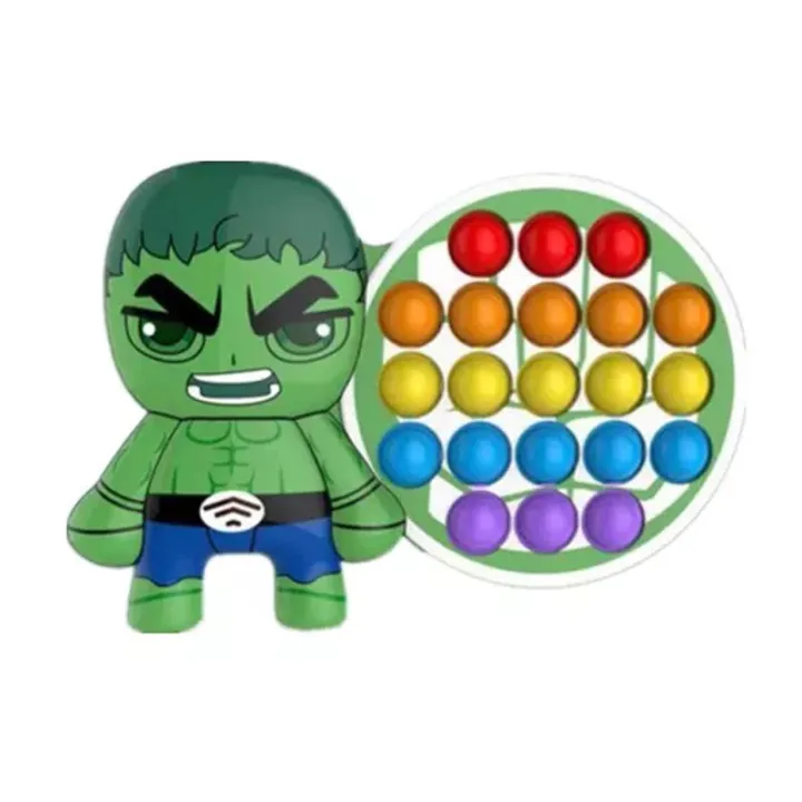 【Junjun】Pop It สําหรับเล่นคลายเครียด พวงกุญแจ Simple Dimple Push Bubble ...