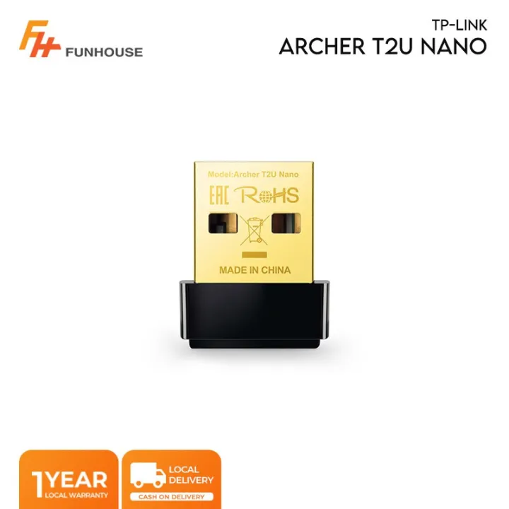 TP-Link Archer T2U Nano USB Wifi Dongle 2.4Ghz and 5.0Ghz AC600 | Lazada PH
