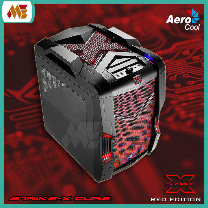 Aerocool Strike-X case strike-x cube red edition Super cube gaming case ...