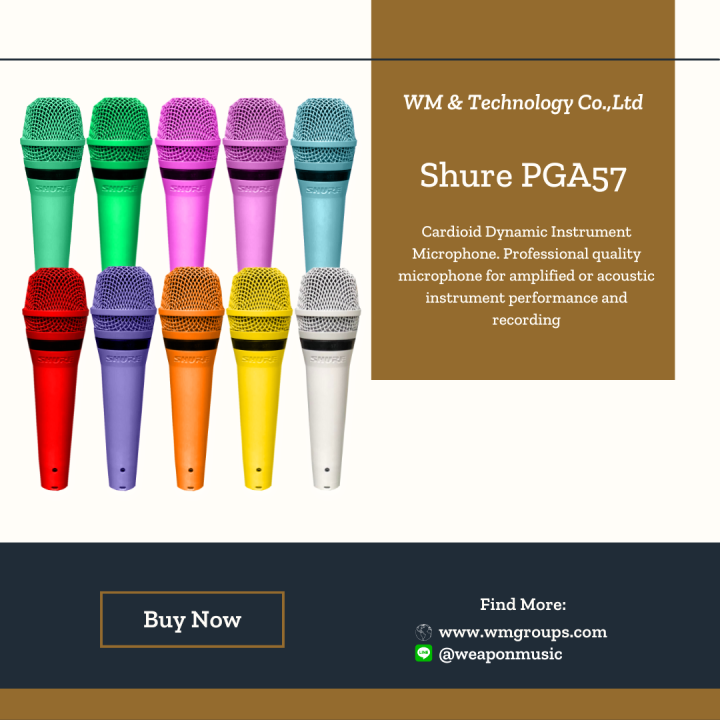 Shure PGA57 Dynamic Microphone | Lazada.co.th