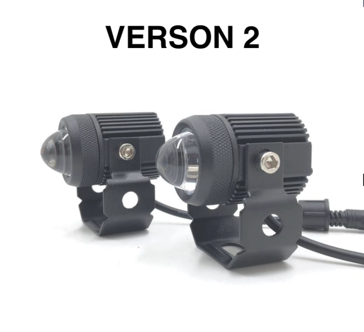 VERSION 2 MINI DRIVING LIGHT 2 PCS 20W SPOT LIGHT DUAL COLOR HI AND LOW ...