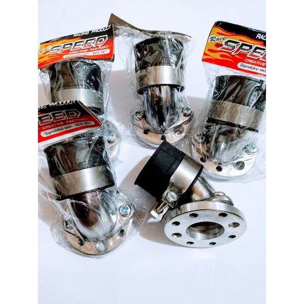 Manipul Intek Manifold Manipol Intake Miring Karburator PE 24 26 28 | Lazada Indonesia