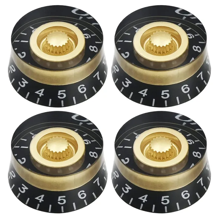 4Pcs Volume Tone Speed Control Knobs for Les Paul LP Style Bass ...