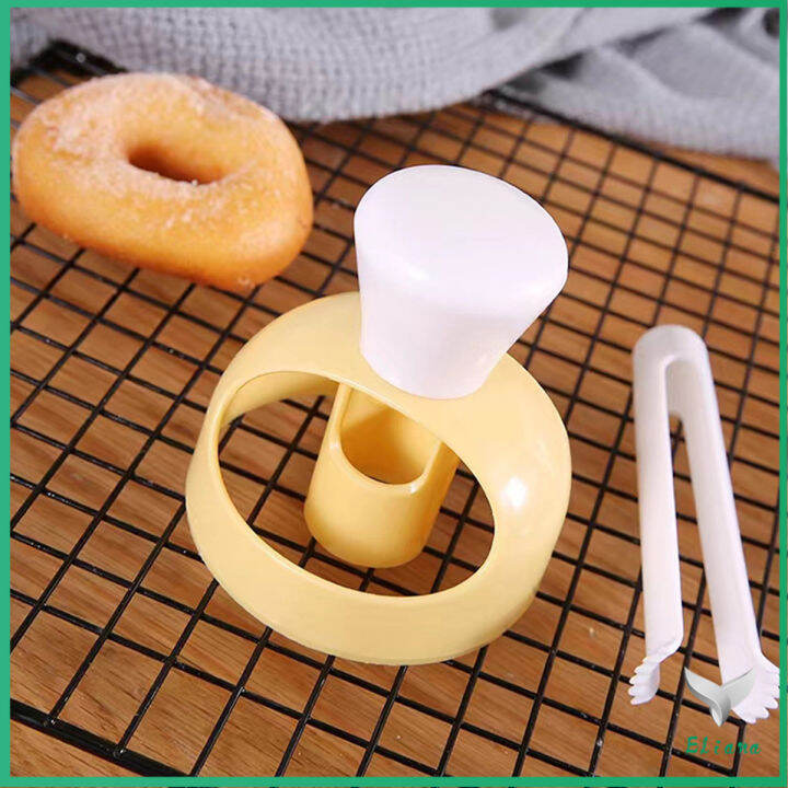 Eliana พิมพ์กดโดนัท พลาสติก พร้อมไม้คีบ วัสดุเกรดอาหาร ปลอดภัย ...