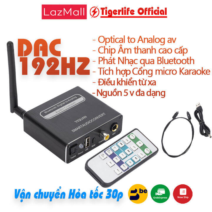 Bộ chuyển đổi âm thanh OPTICAL sang AV Tiger Life DAC tích hợp ...