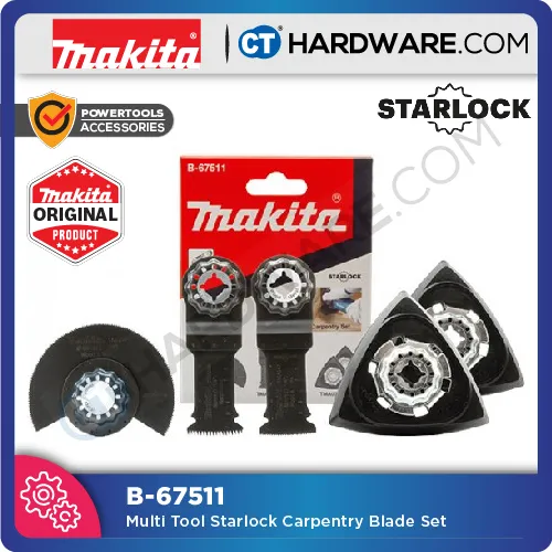 Makita B-67511 Multi Tool Starlock Carpentry Blade Set | Lazada