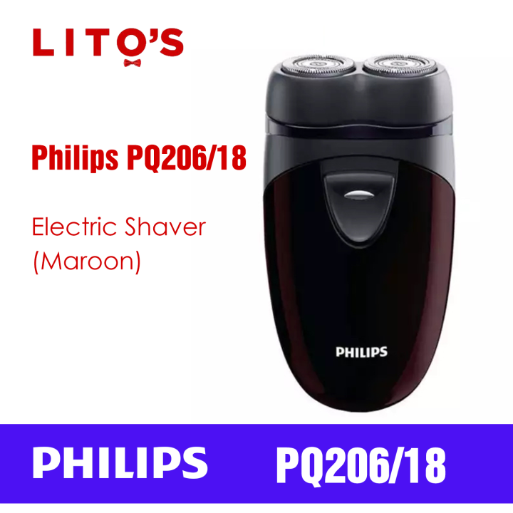 Philips PQ206/18 Electric Shaver (Maroon), philips shaver | Lazada PH