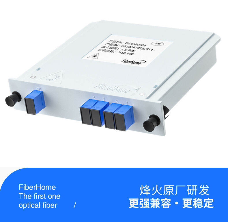 Fiberhome 1-2 1-4 1-8 1-16 SC UPC/APC Optical Fiber Splitter Cassette ...