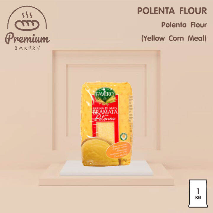 Molino Favero | Polenta Flour (Yellow Corn Meal) - 1kg | Lazada.co.th