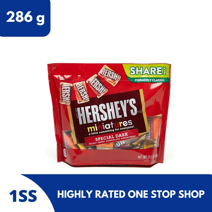 Hershey's Miniature Special Dark Mildly Sweet Chocolate Assortment ...