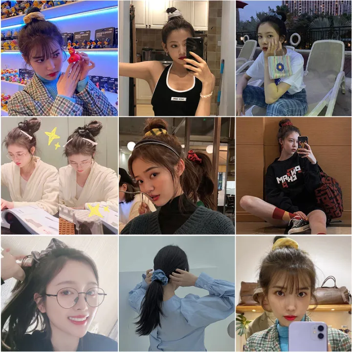 Online celebrity with large intestine hair ring ins wind fat intestine ...