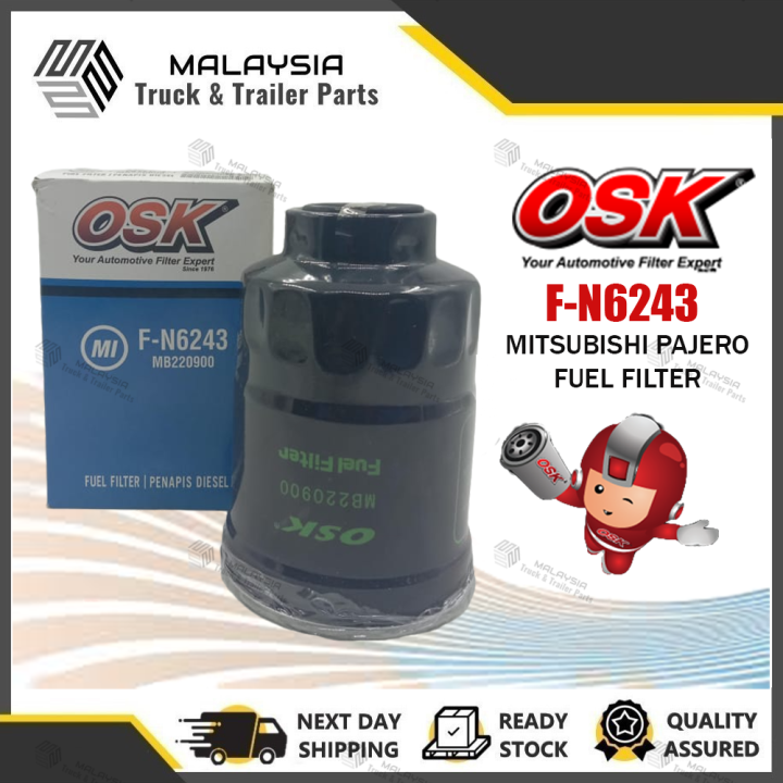 OSK F-N6243 FUEL FILTER MITSUBISHI PAJERO (MB220900) | Lazada