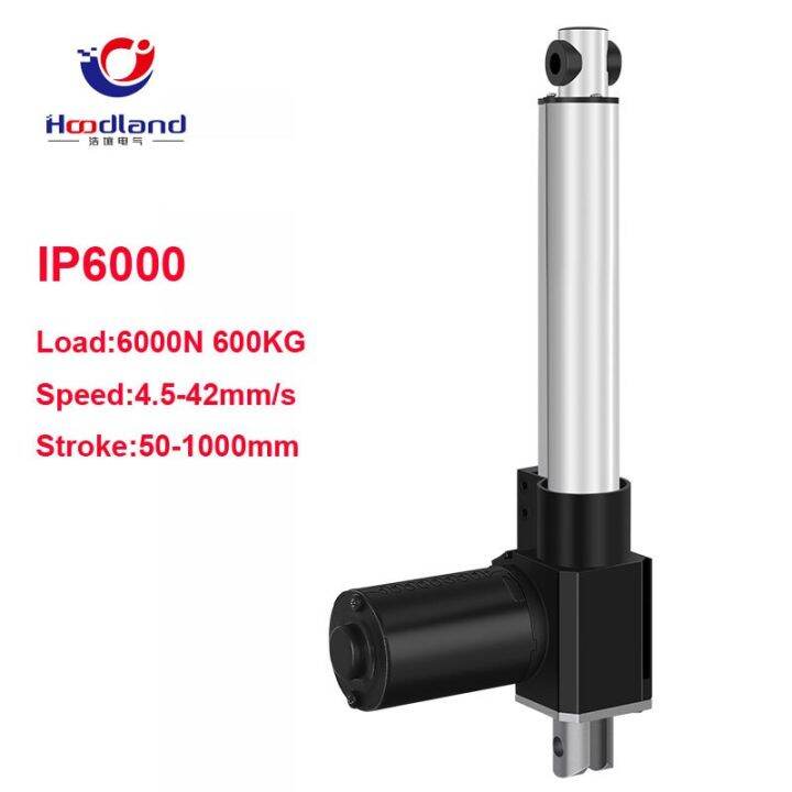 IP6000 12V 24V Electric Solenoid Actuator Max .Load 6000N 600KG 100MM Stroke Length Electric ...