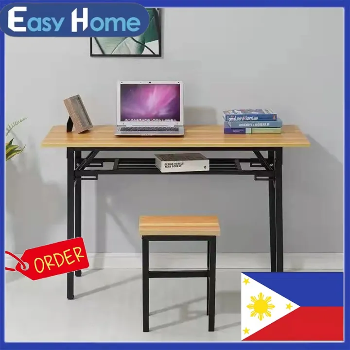 ⌚️COD⌚️Foldable Desk Dining Computer Study Office Desk Environmentally ...