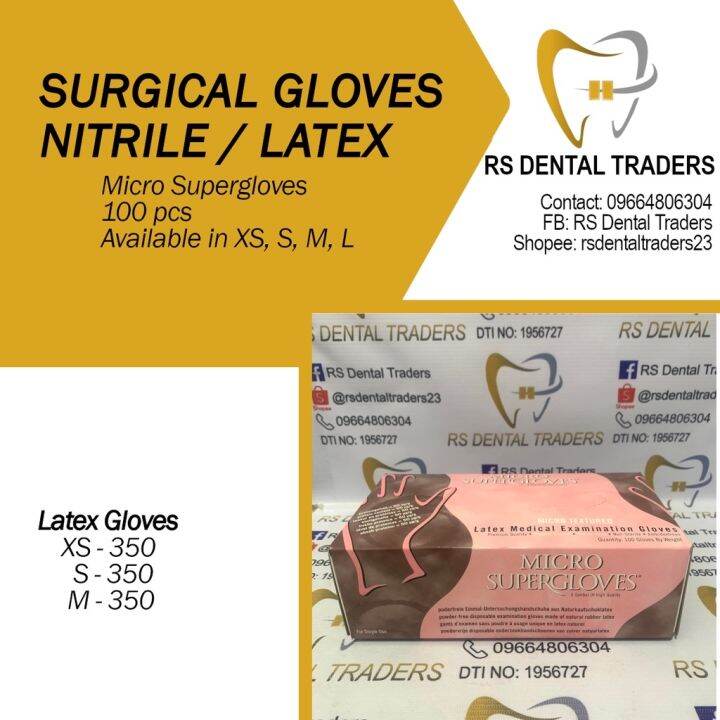 TSFyEWP7 Nitrile Gloves - Micro Supergloves 100 pcs Latex Gloves ...