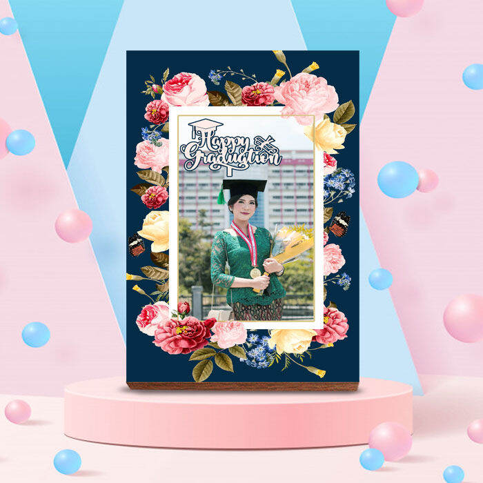 HIASAN DINDING UCAPAN HAPPY GRADUATION CUSTOM BISA PAKAI DESIGN DAN ...