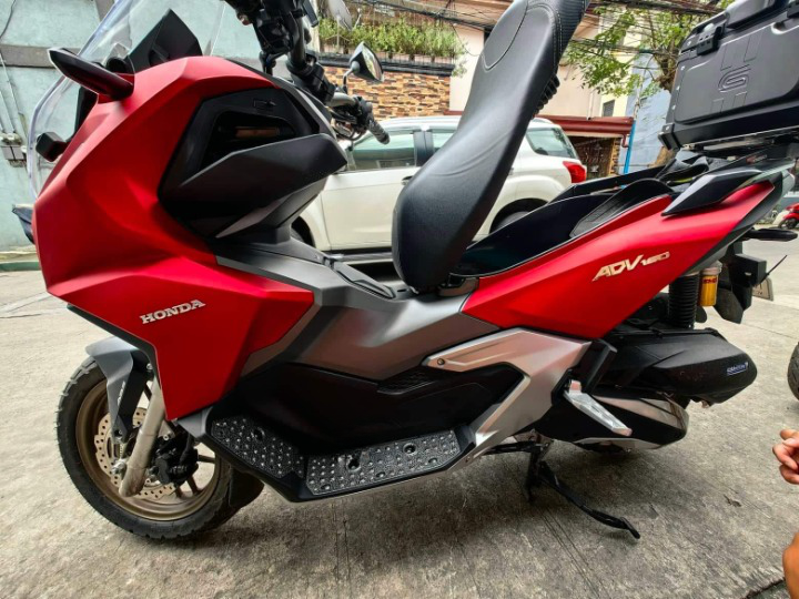 HONDA ADV 160 / ADV 160 ALLOY POWDER COATED FOOTBOARD MATTING / ADV 160 ...