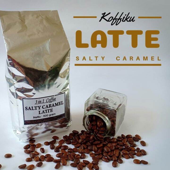 KOFFIKU [Salty Caramel Latte] 500 g 3 in 1 Instant Coffee | Lazada ...