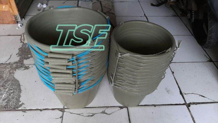 Ember Bangunan Kecil / Ember Plastik Hijau / Ember Cor Anti Pecah Merek ...